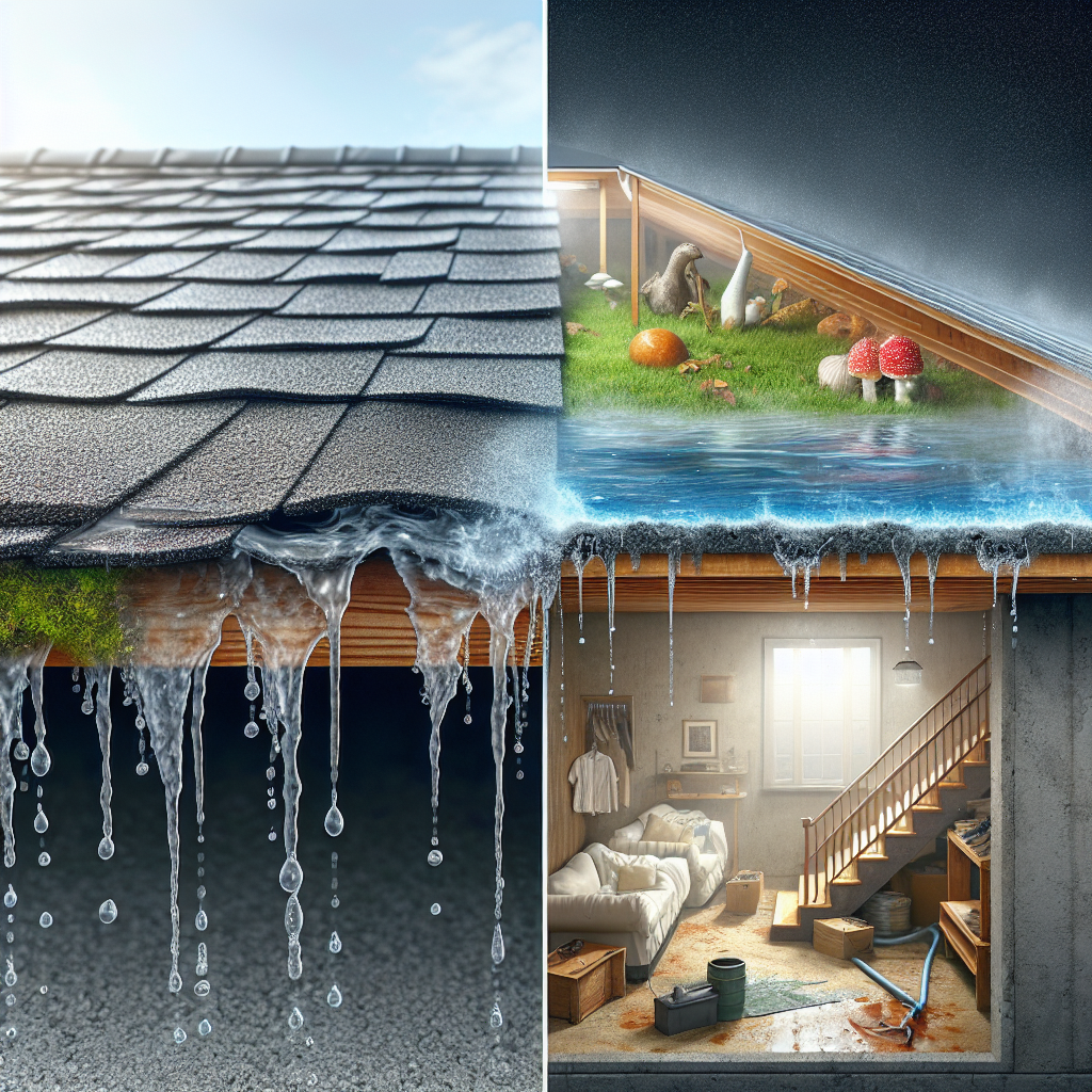 The Surprising Connection: How a Leaky Roof Leads to Basement Waterpro – Waterproofing360